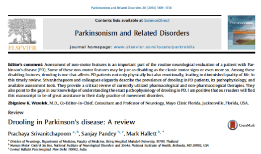 Parkinson’s and Sialorrhea (Drooling or Excessive Salivation) – Journey ...