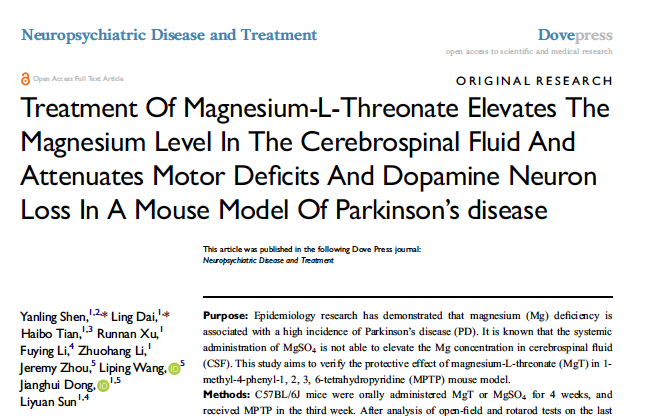 Importance of Magnesium in the Brain and Magnesium Threonate is ...