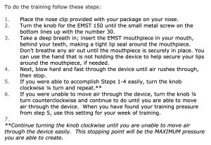 EMST 150: Strengthening Expiratory Muscles for Voluntary Cough and ...